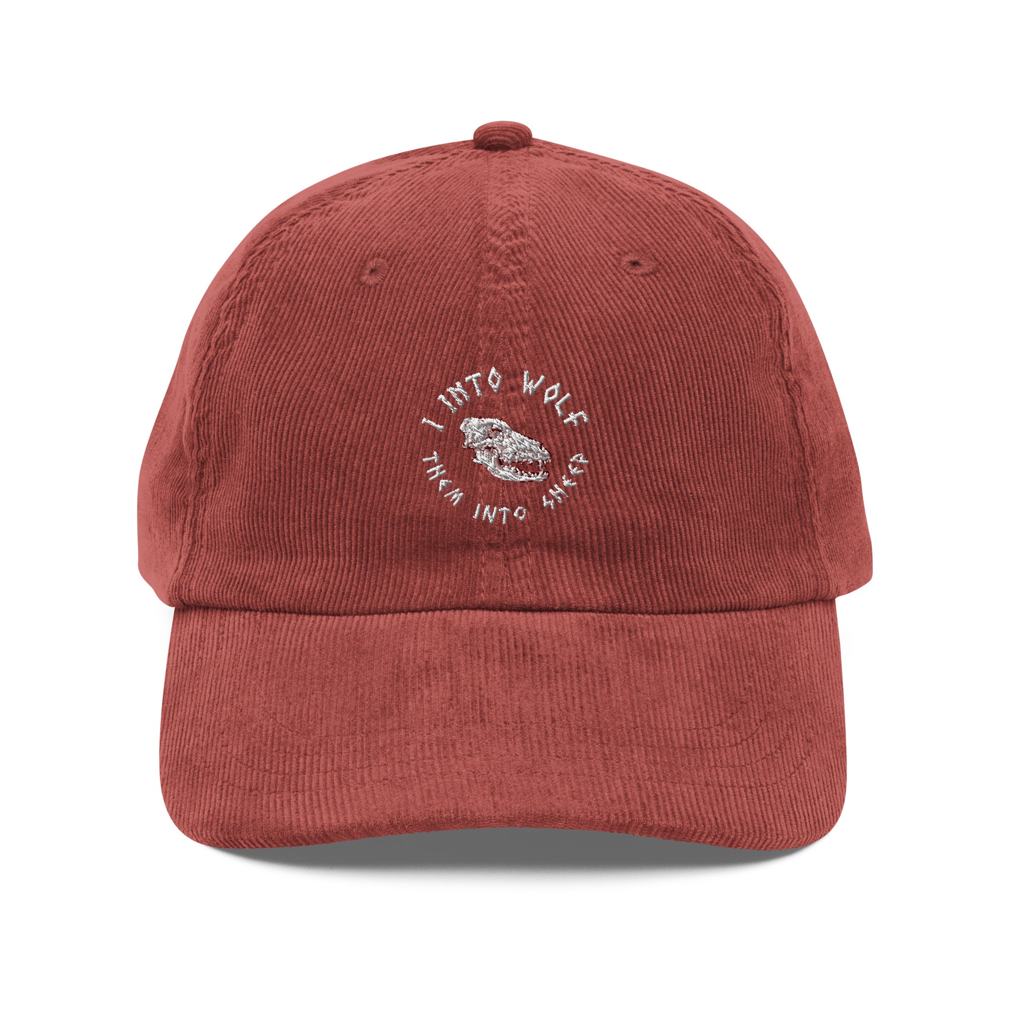 I into wolf Vintage corduroy cap – La Völva Creations